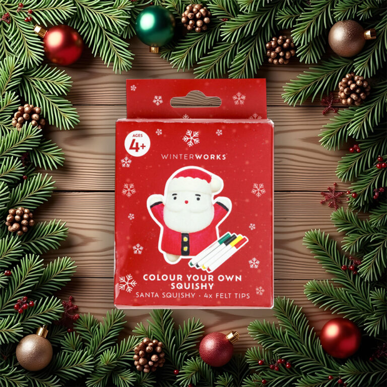 Win a Colour Your Own Santa Squishy! Paper Christmas.com