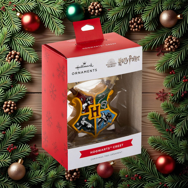Win a Harry Potter Hogwarts Crest Christmas Tree Ornament! Paper ...
